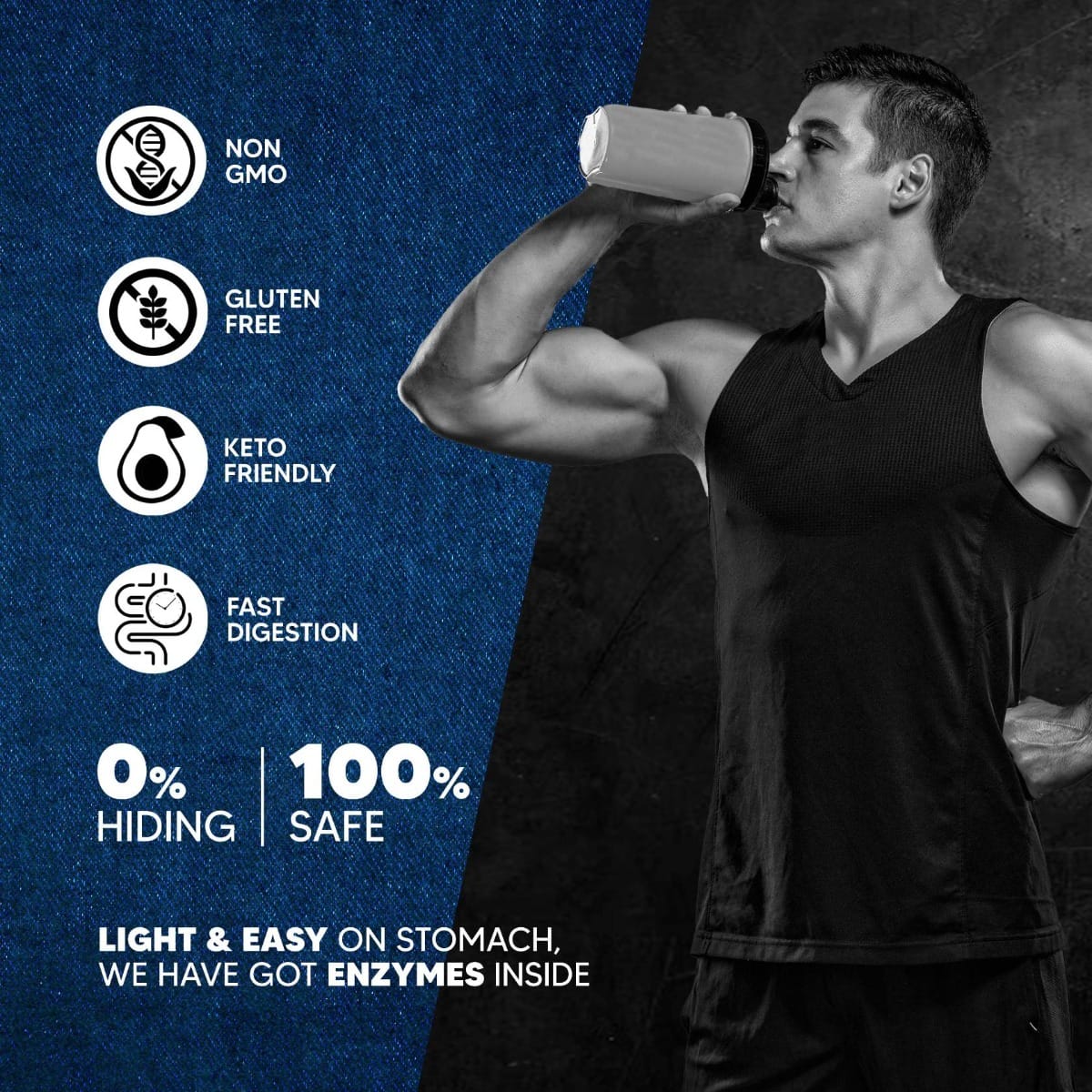 AS-IT-IS ATOM Whey Protein 1kg | Caffe latte flavor | 27g protein | 5 ...