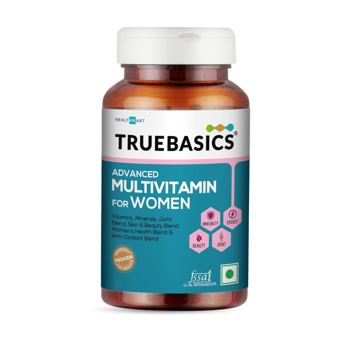 TrueBasics Multivit Women One Daily, Multivitamins, Multiminerals, Anti ...
