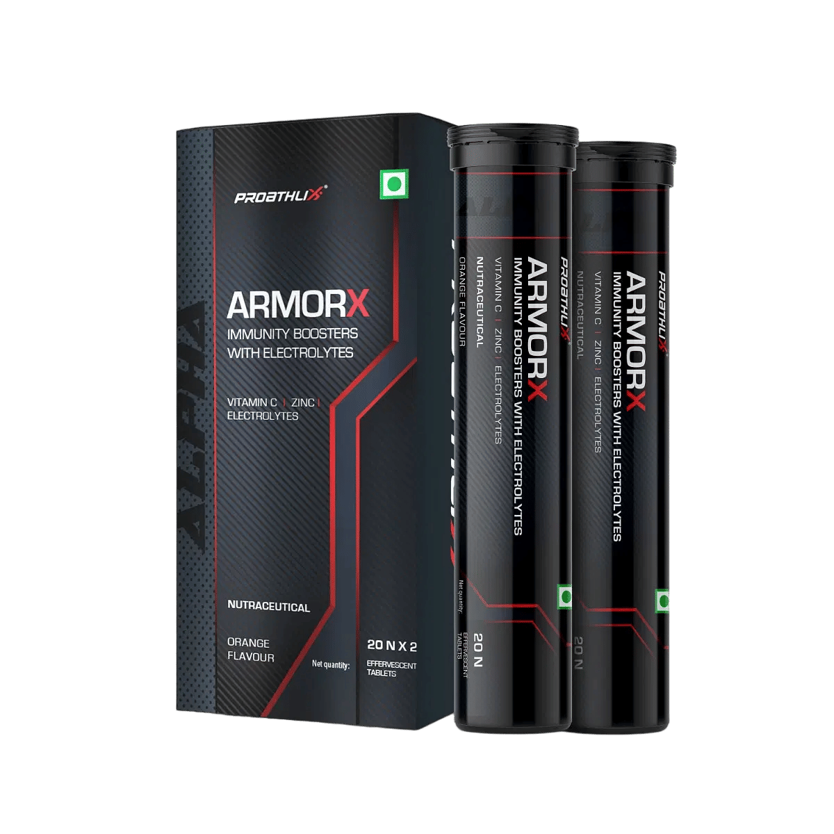 Proathlix Alpha Armor X Immunity Booster (Orange) 250 G