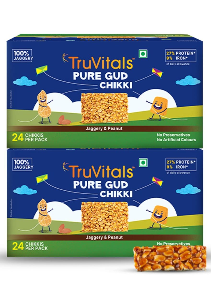 Truvitals Pure Gud Chikki- Pack of 2