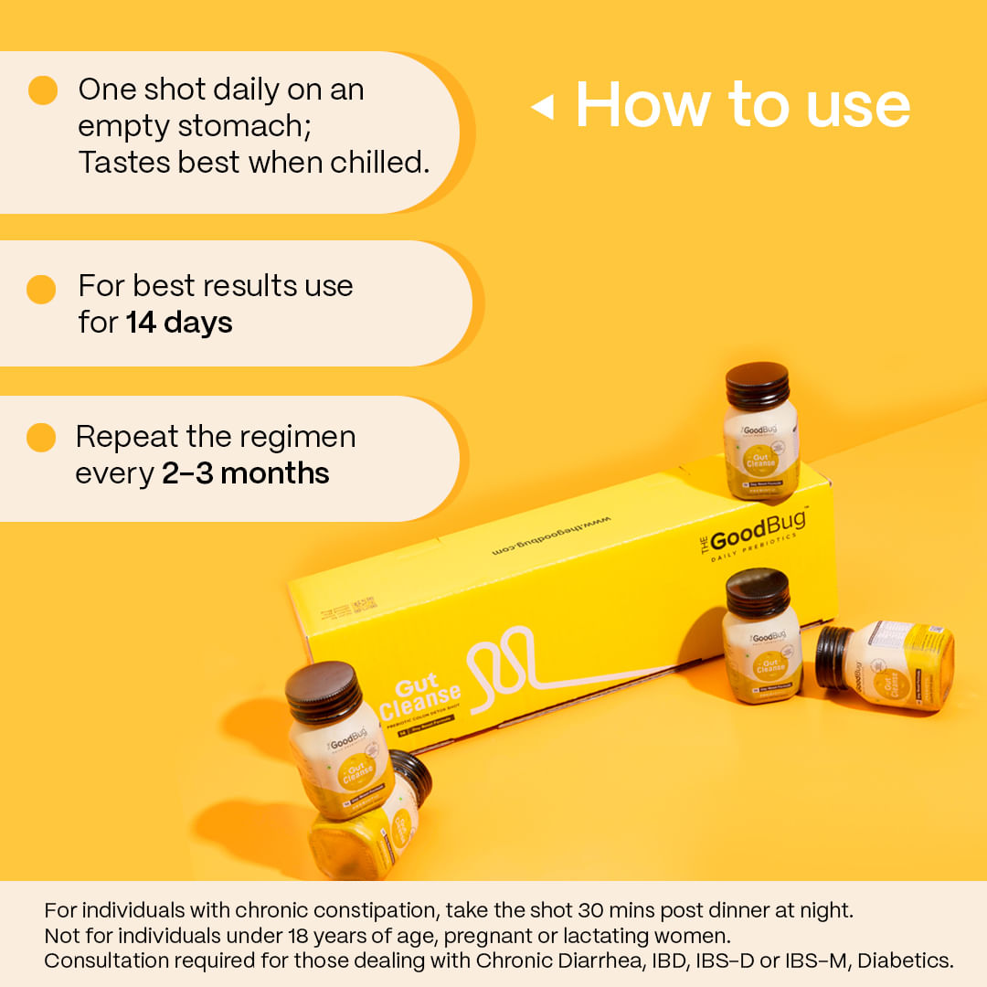 The Good Bug Gut Cleanse | 14 Shots | Prebiotic Colon Detox