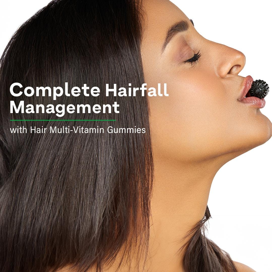 Oziva Biotin Hair Multivitamins Gummies, Raw Mango, 30 Gummies (With ...