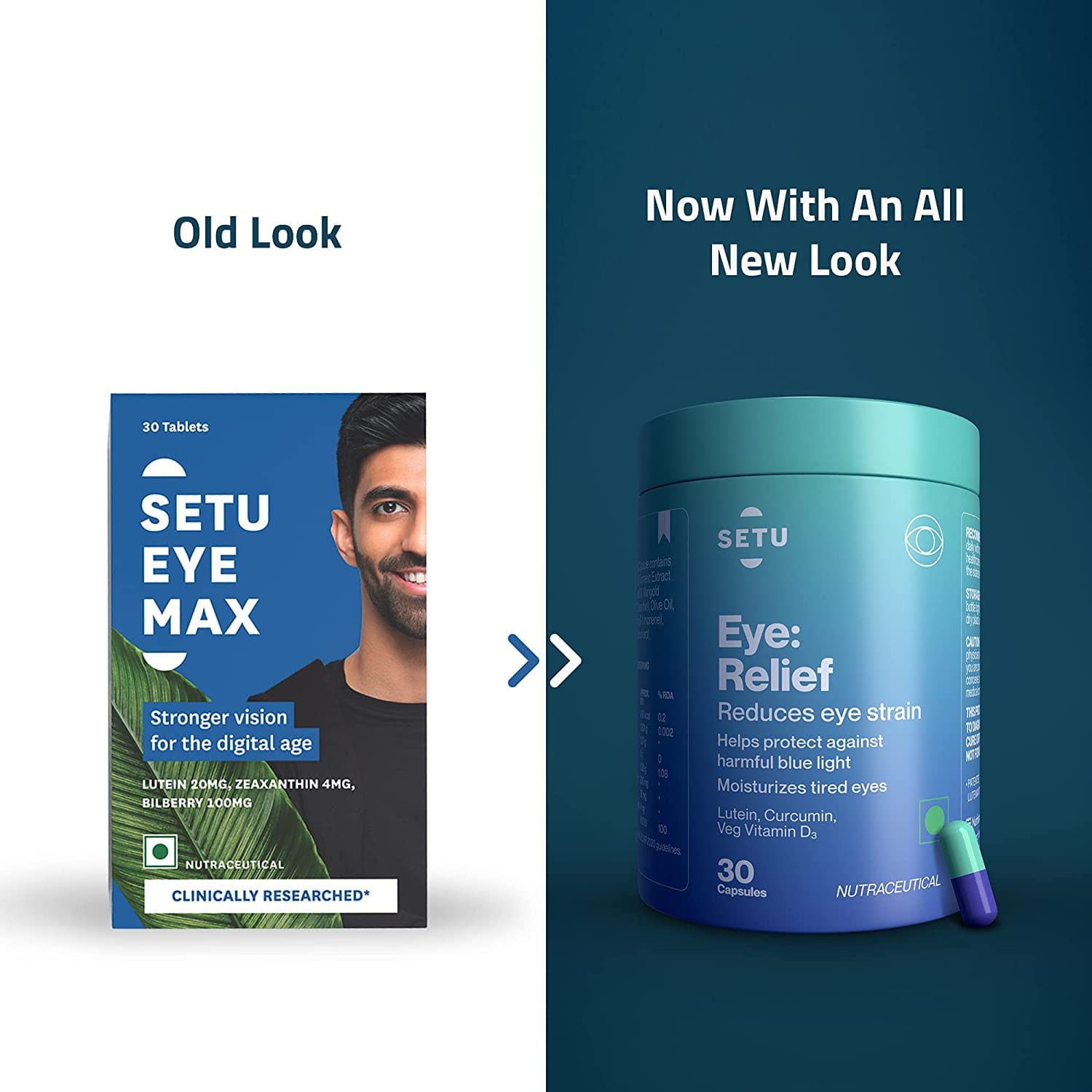 Setu Eye: Relief Plant Based Eye Vitamin For Adults | Patented Lutemax ...