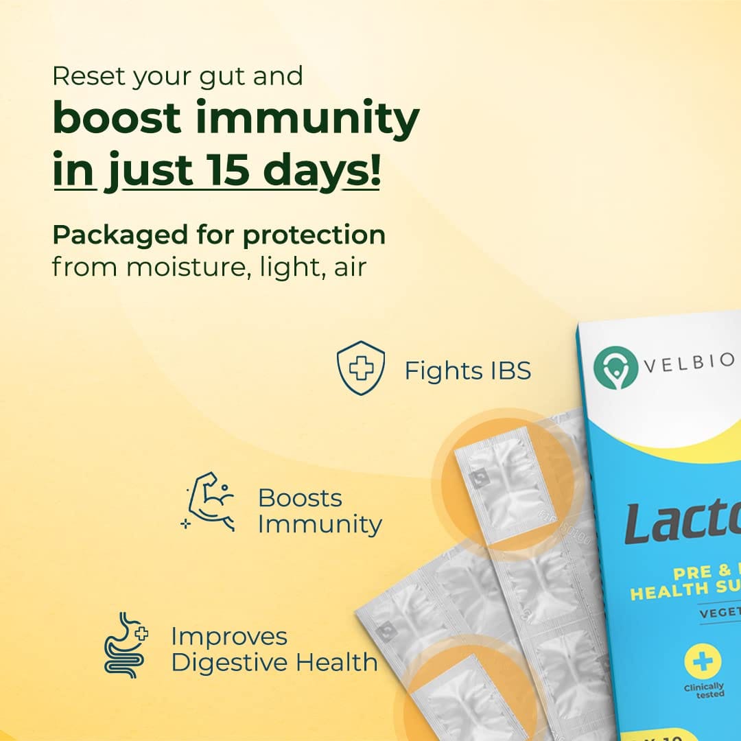 Velbiom Lactogut | Probiotics Supplement for Digestive Health, Gut ...
