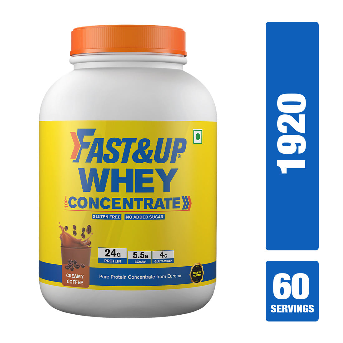 Fast & Up Whey Concentrate 24g Protein With 80% Pure, High Quality ...