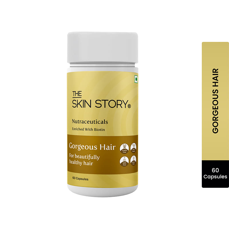 The Skin Story Gorgeous Hair | Multivitamin with Green Tea Extract ...