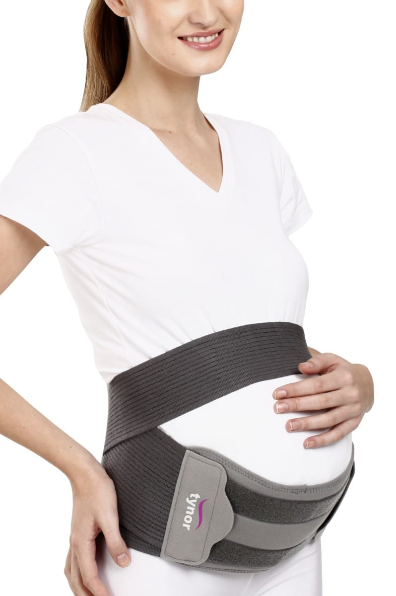 Tynor Pregnancy Back Support, Grey, Medium, 1 Unit