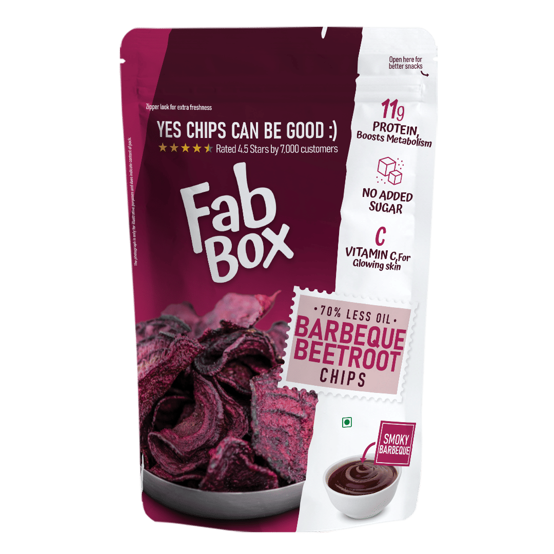 Fabbox Beetroot Chips Barbeque 85g