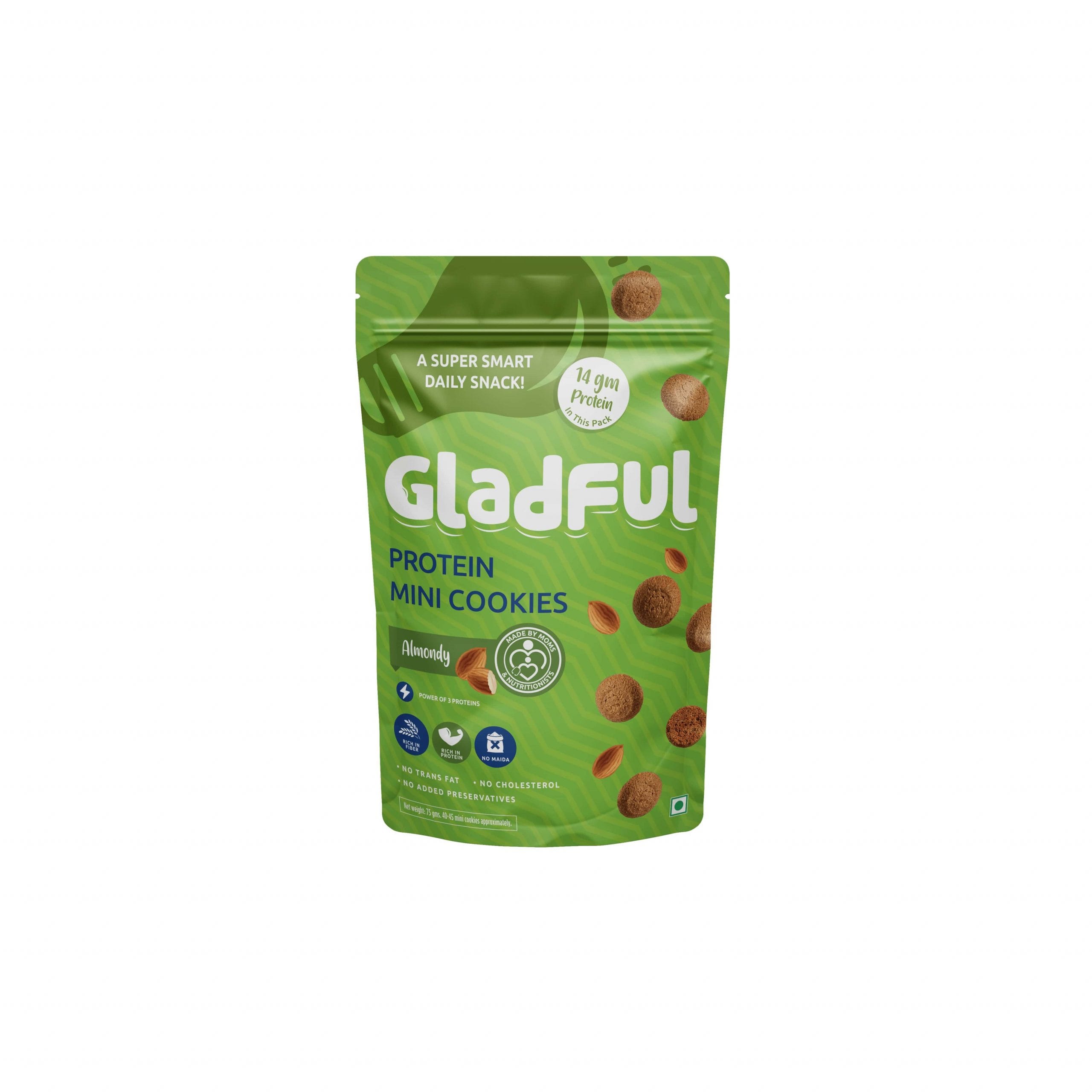 Gladful Almondy Protein Mini Cookies Pouch