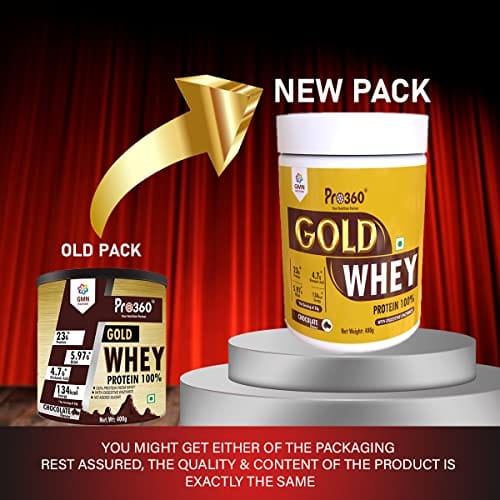 Pro360 Gold Whey Protein - Chocolate - (100% Whey Protein with ...