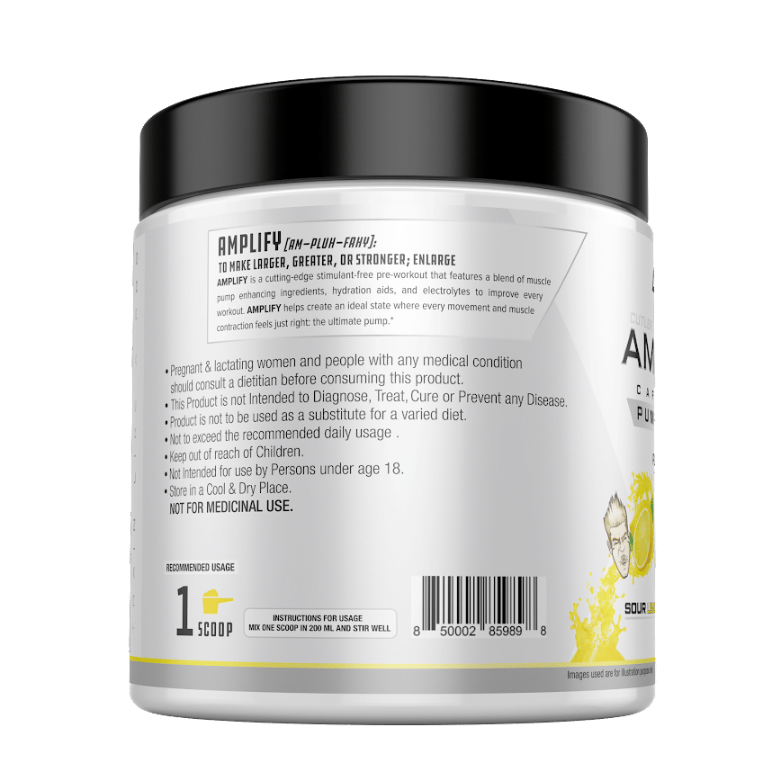 Cutler Nutrition Amplify Caffeine Free Pre Workout for Men and Women ...