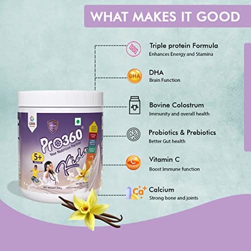 Pro360 Kids Protein Powder Child Nutrition & Health Drink Supplement ...