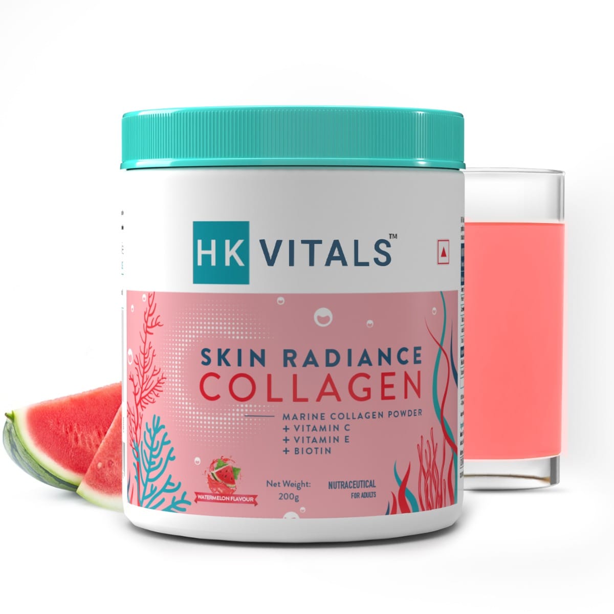 HealthKart HK Vitals Skin Radiance Collagen Powder, Marine Collagen ...