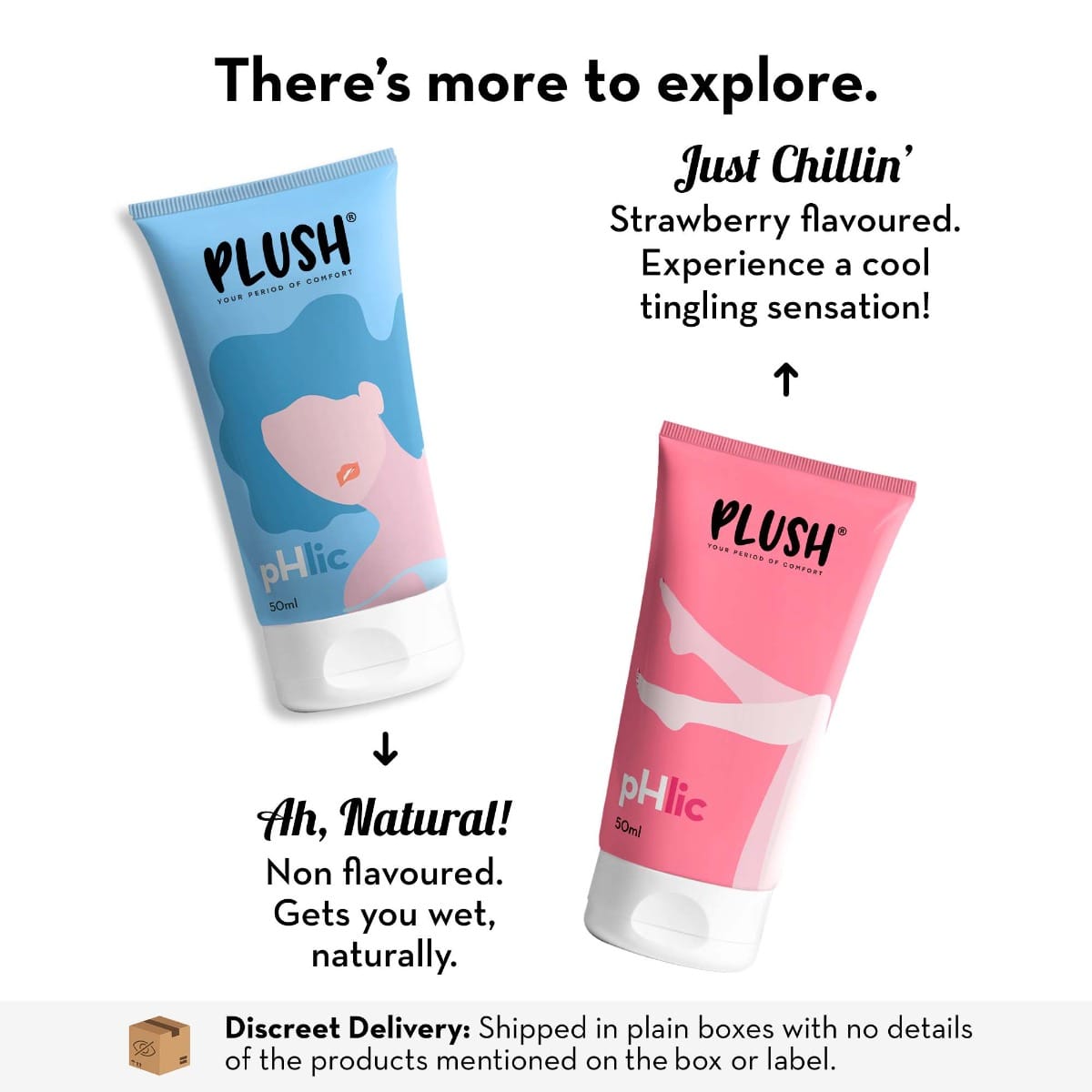 Plush pHlic Water-Based Lube- pH Balanced, BubbleGum 50ml