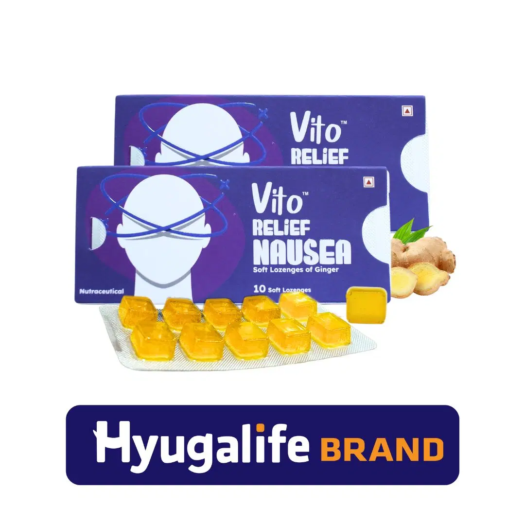 Vito Relief Nausea 20 Ginger Lozenges -Instant relief from Travel ...