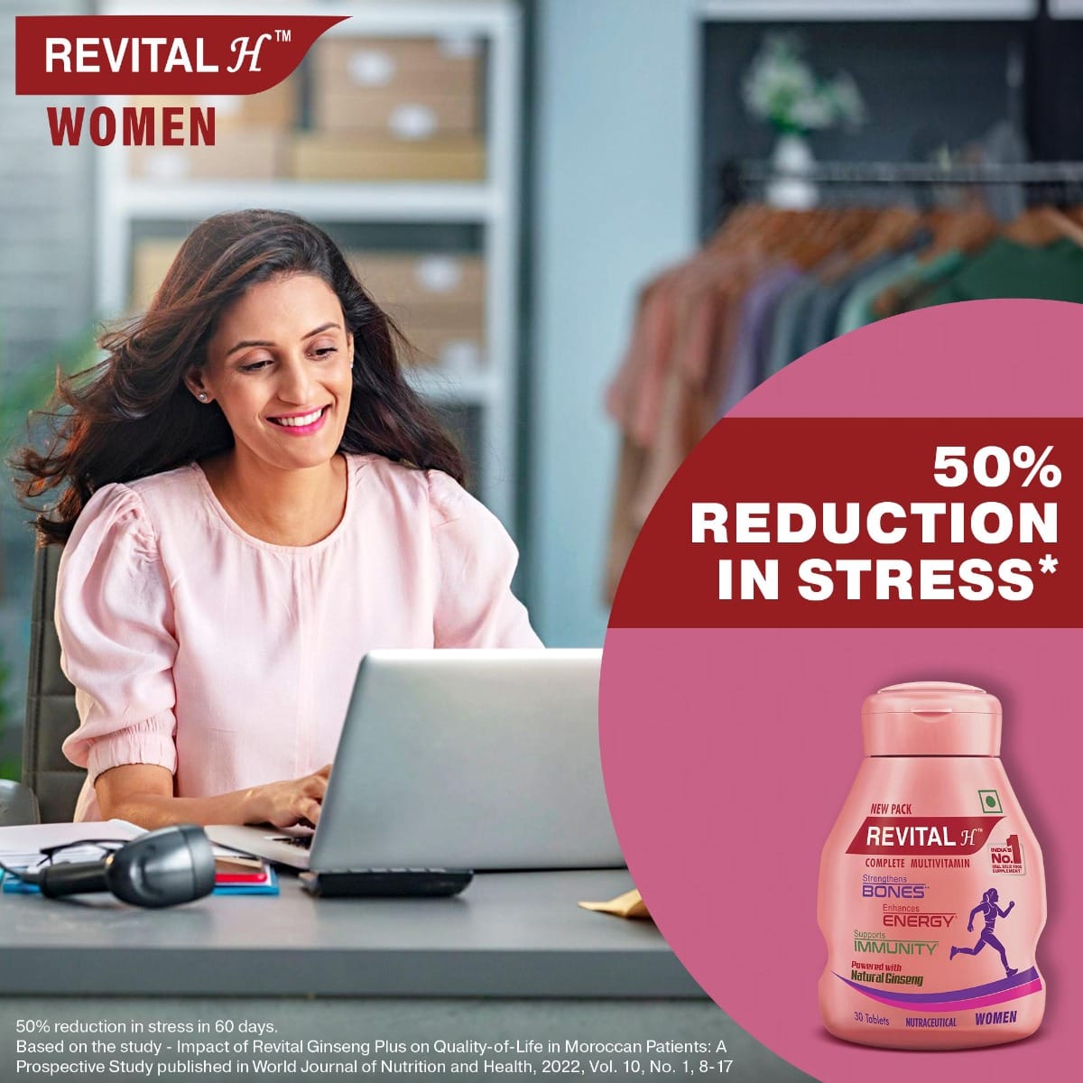 Revital H for Complete Multivitamins | 30 Tablet | Bones | Energy ...