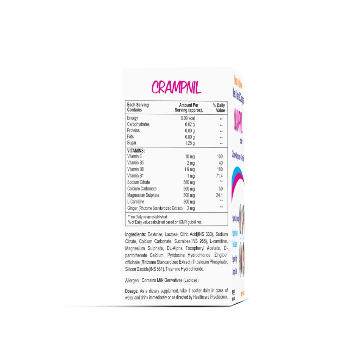 Westcoast Crampnil Powder Sachet | Orange Flavour | help to make bones ...