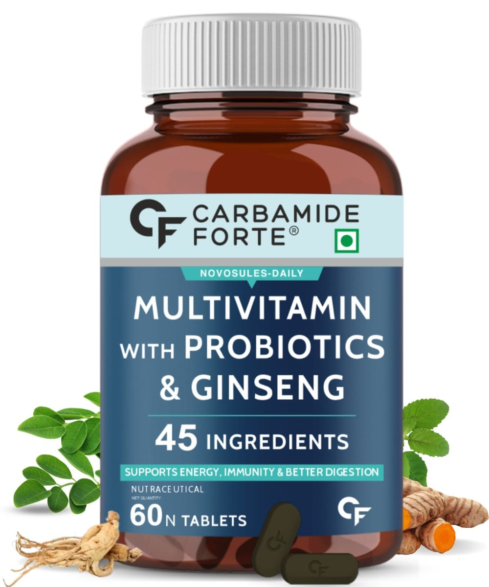Carbamide Forte Multivitamin Tablets for Men & Women with Probiotics ...