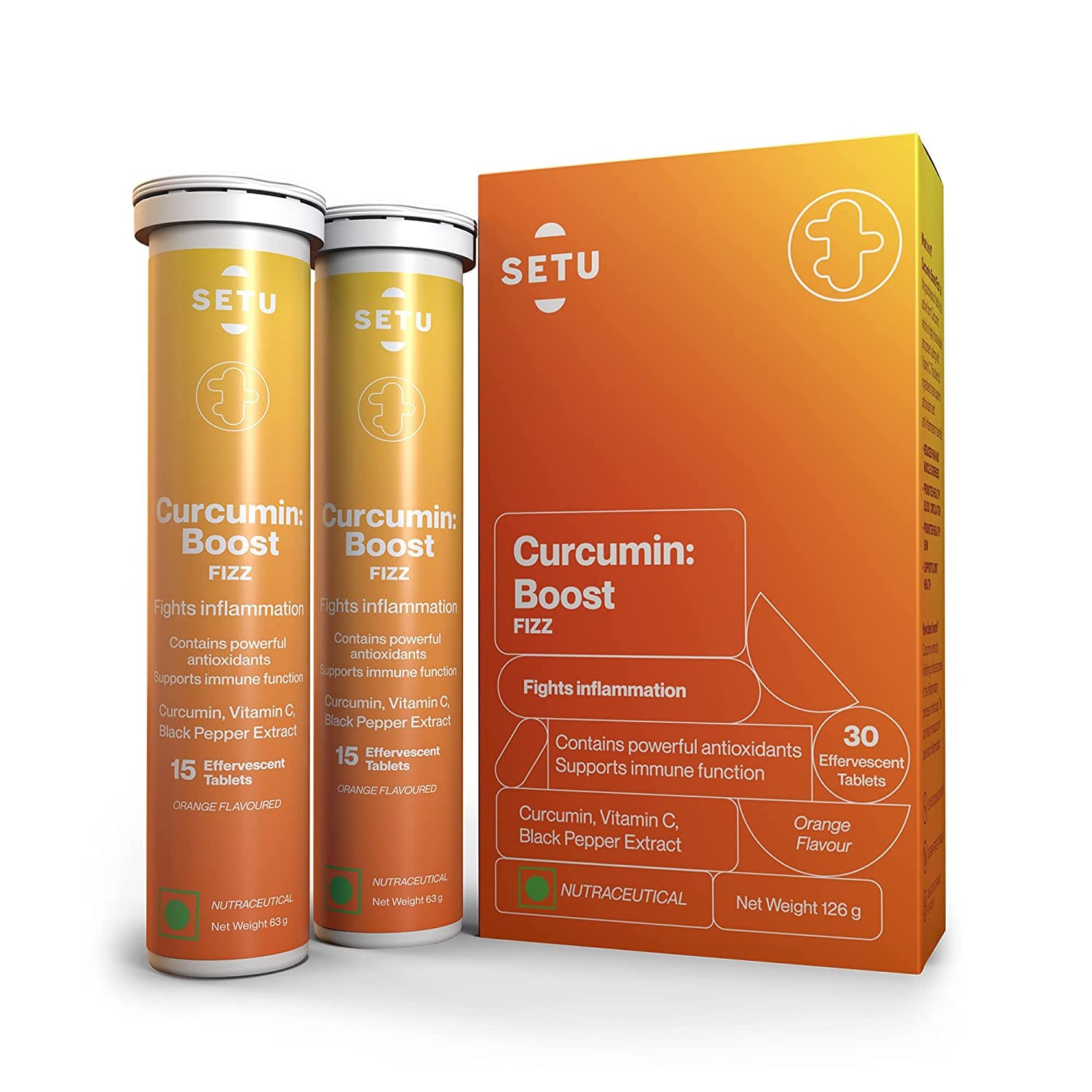 Setu Curcumin: Boost Effervescent | For Anti-Inflammation, Immunity ...