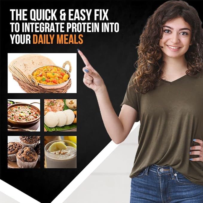 AS-IT-IS ATOM Roti Protein 1kg | Make Roti's Protein Rich | Easy to use ...