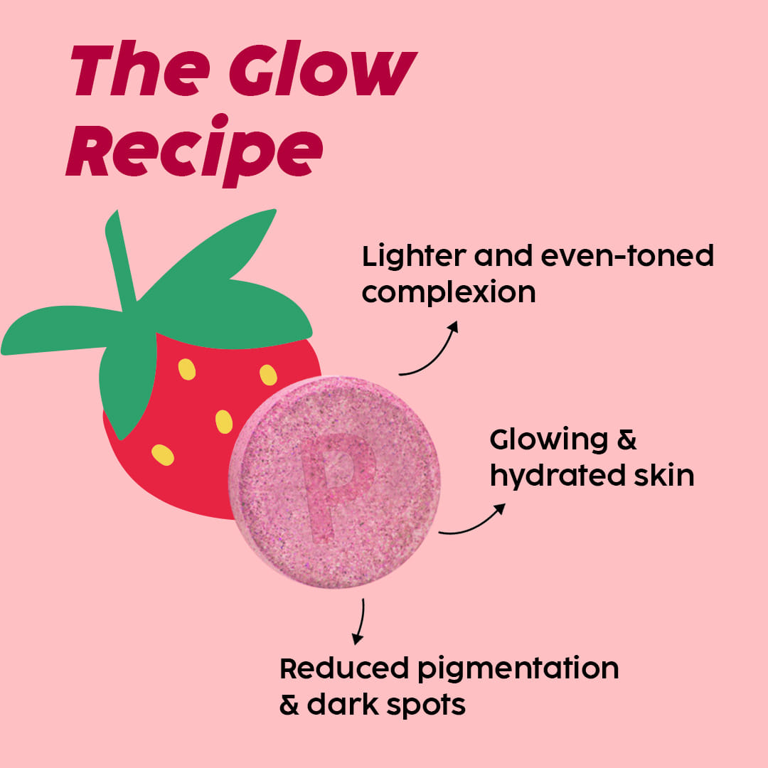 PLIX Glutathione Skin Glow 15 Effervescent Tablets 500mg For Clear And ...