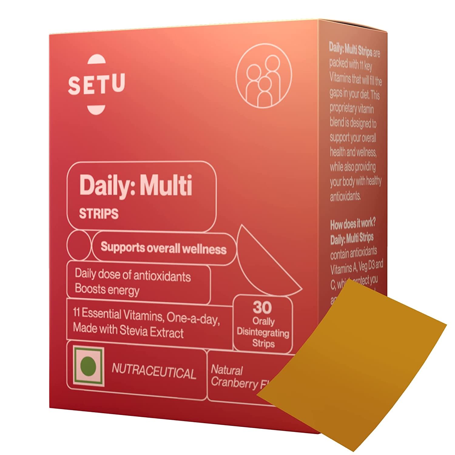 Setu Daily: Multi Strips | Plant Based Multivitamins For Men & Women ...