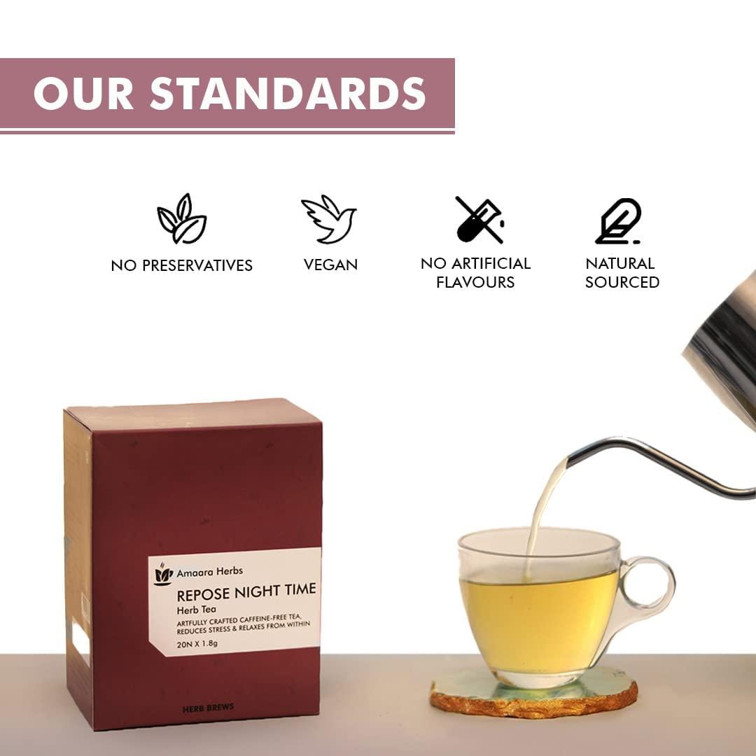 Repose Night Time Tea, 20 Herb Brews