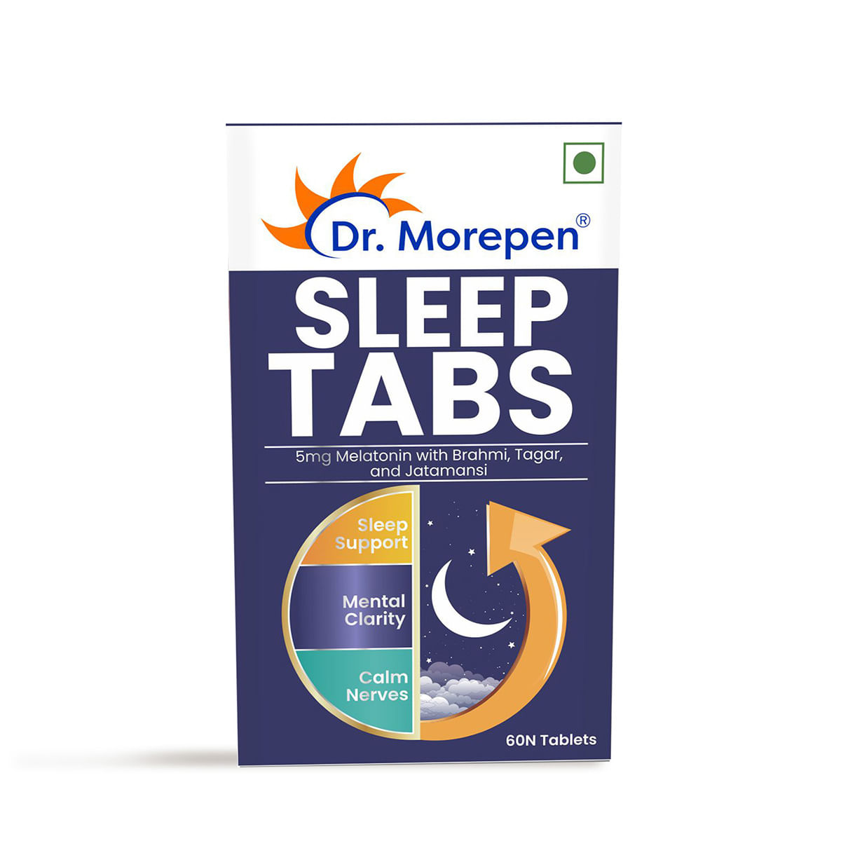 DR. Morepen Sleep Tabs |60 Veg Tablets | Sleep | Calmness