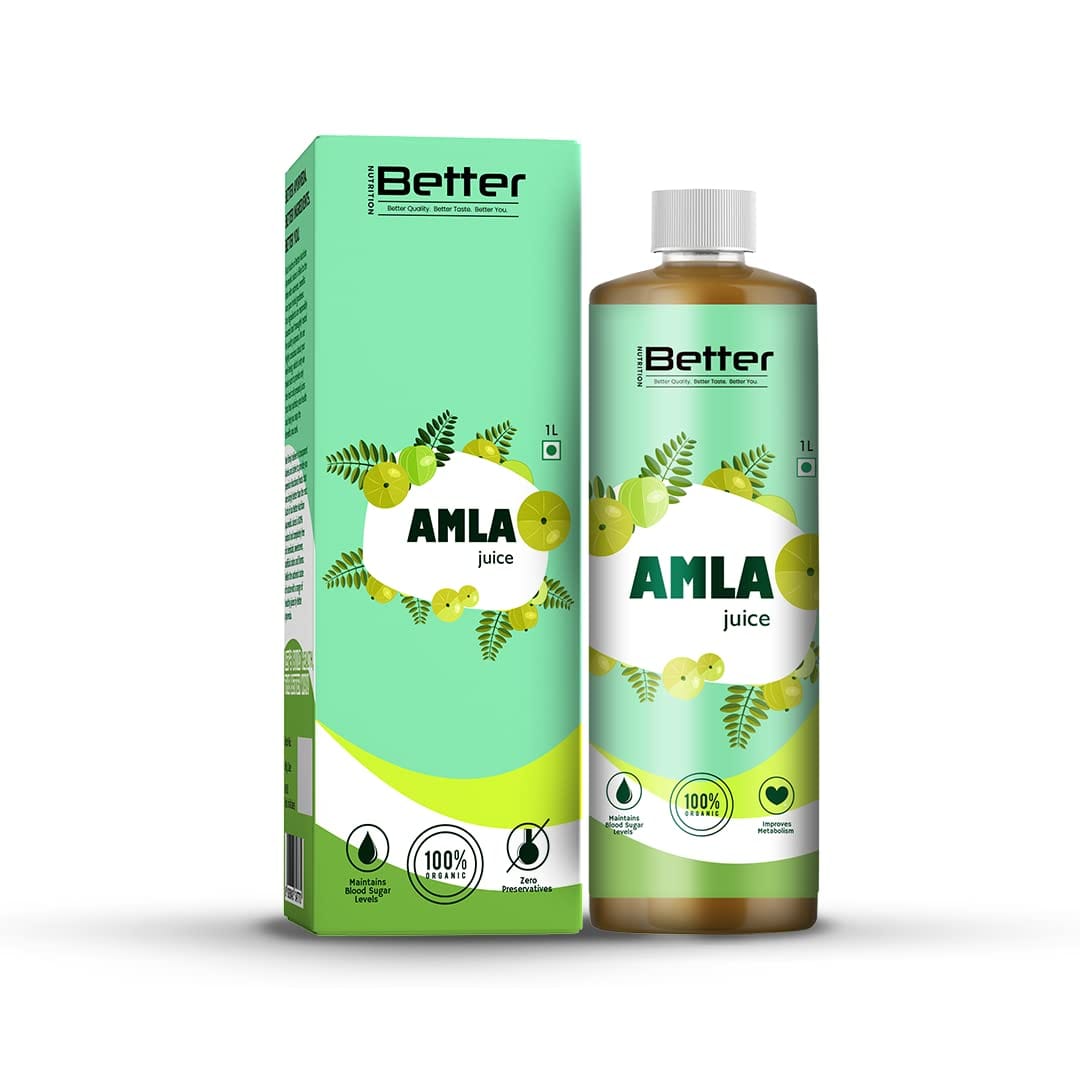 Better Nutrition Amla Juice | 100% Ayurvedic | Cold Pressed Amlas ...