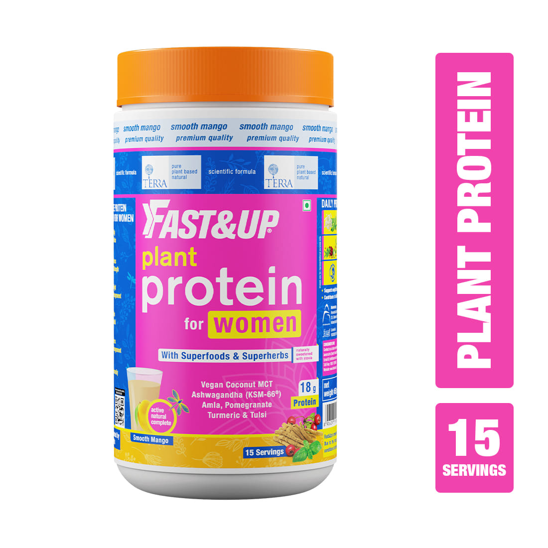 Fast & Up Plant Protein Women For Hormonal Balance, Daily Health ...