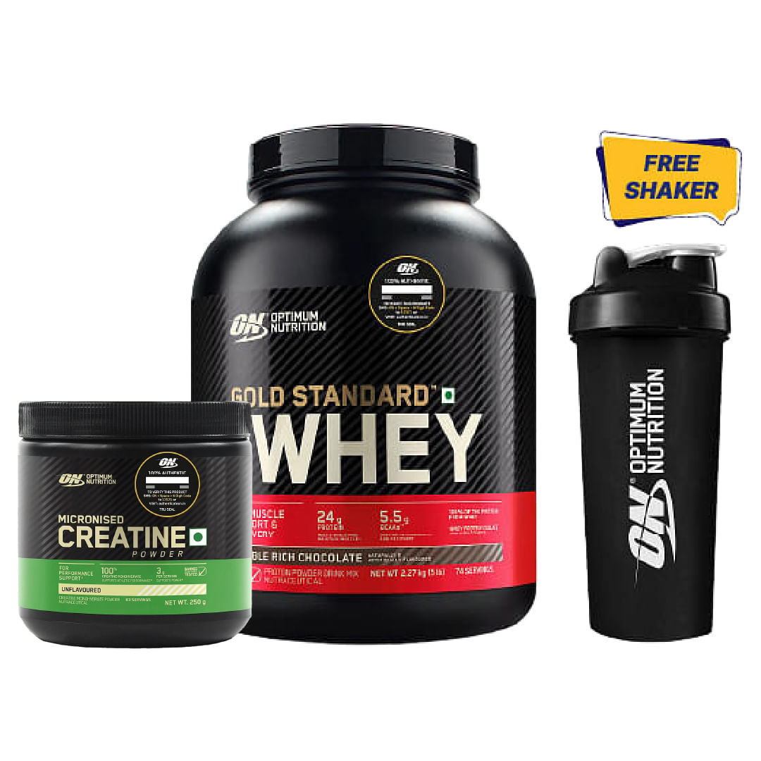Optimum Nutrition (ON) Gold Standard 100% Whey Protein Powder 2.27 kg ...