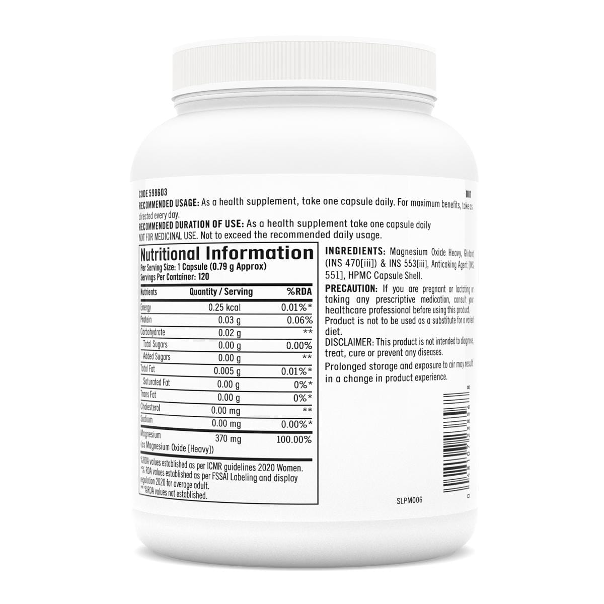 GNC Magnesium 370mg | Strengthens Bones & Teeth | Promotes Calcium ...