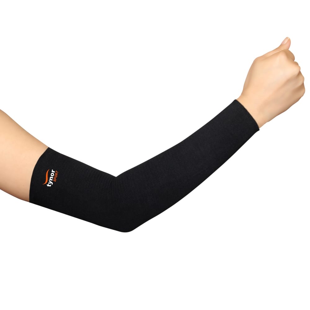 Tynor Arm Sleeve, Black, Universal, 5 Mtr, 1 Unit