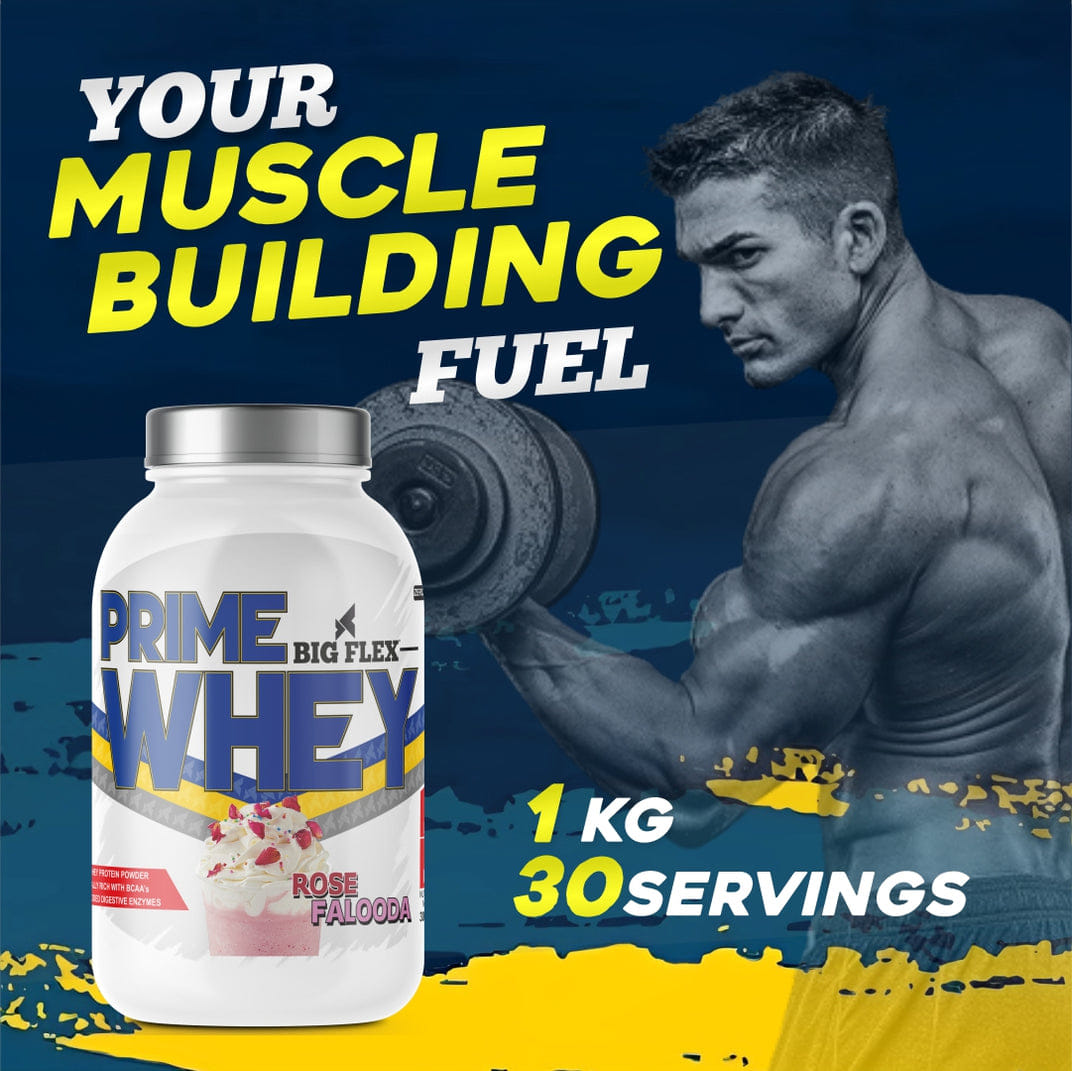Bigflex Prime Whey Protein - Rose Falooda 1kg