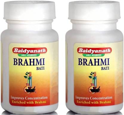 Baidyanath Jhansi BRAHMI BATI Promotes Mind Relaxation, Helps Improve ...