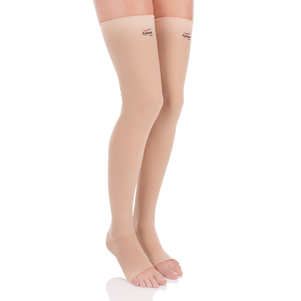 Tynor Medical Compression Stocking Thigh High Class 2 (Pair), Beige ...
