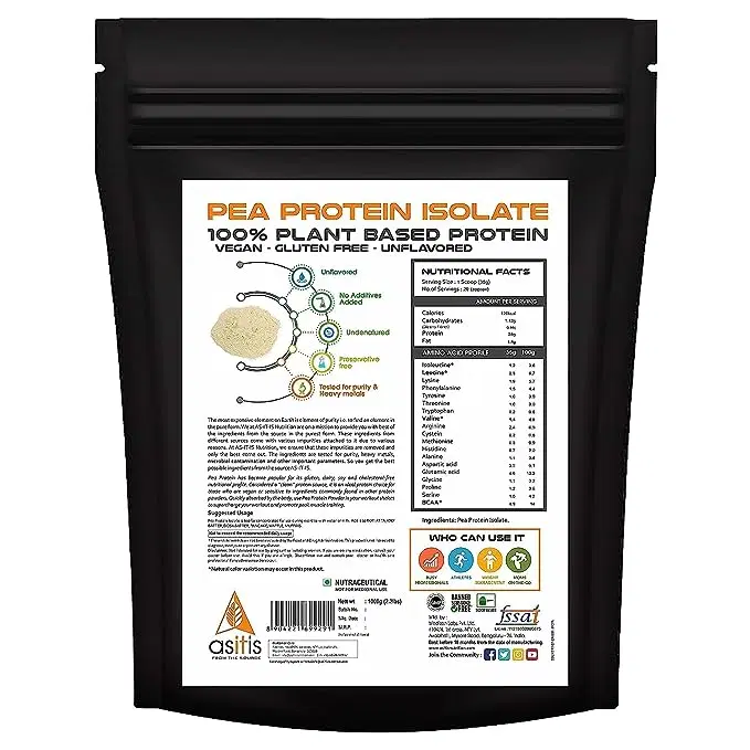AS-IT-IS Nutrition Pea Protein Isolate | Designed for Meal ...