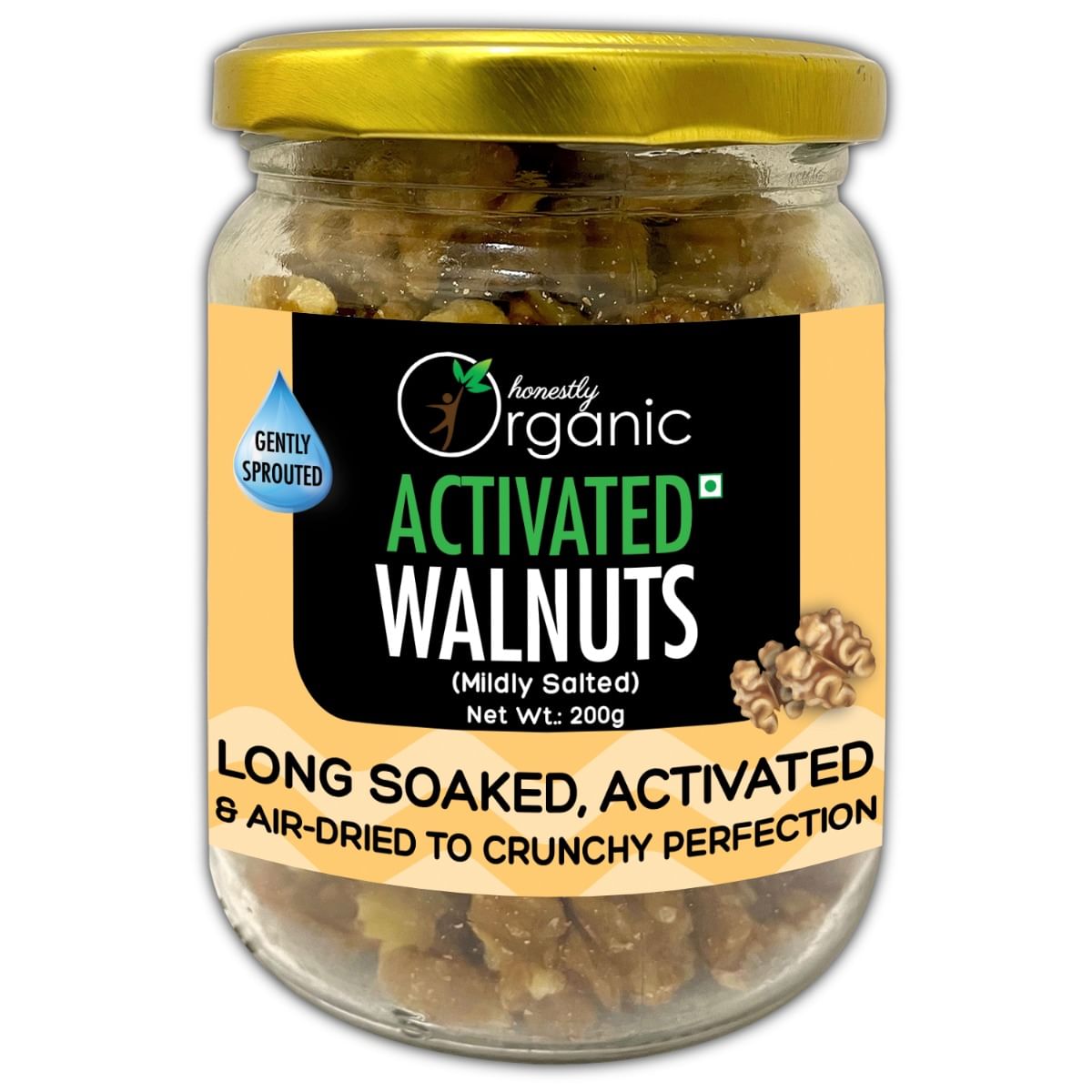 Honestly Organic Activated/Sprouted Walnuts - Mildly Salted (100% ...