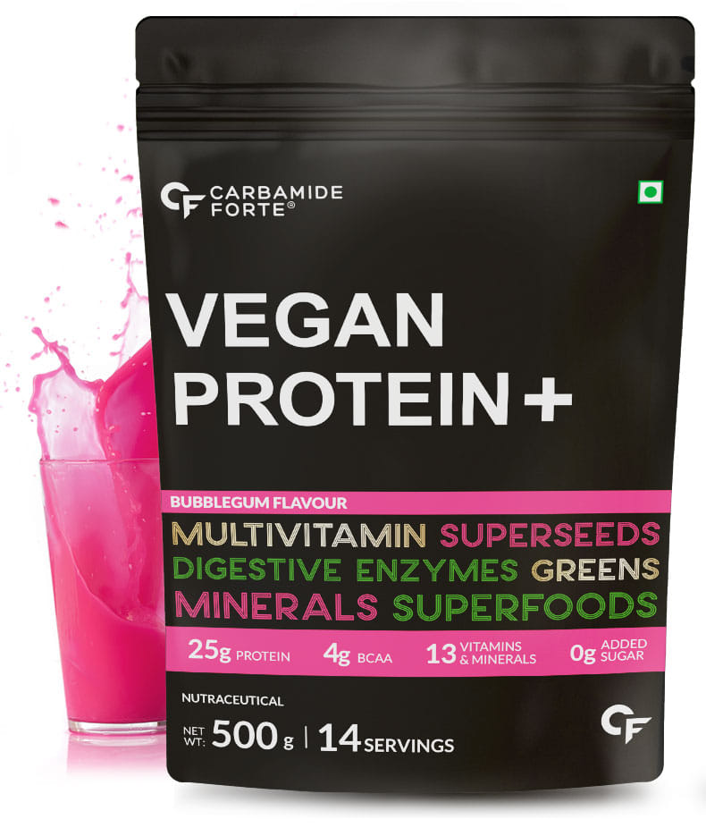 Carbamide Forte Vegan Protein Powder - Plant Based Pea Protein Powder ...