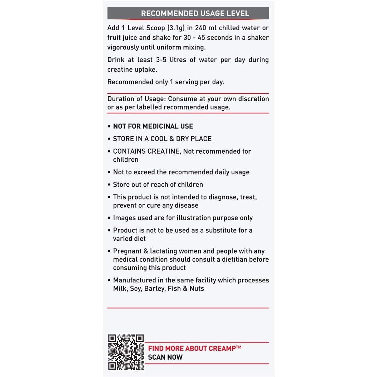 MuscleBlaze MB Creatine Monohydrate 250g | 83 Servings | Unflavoured ...