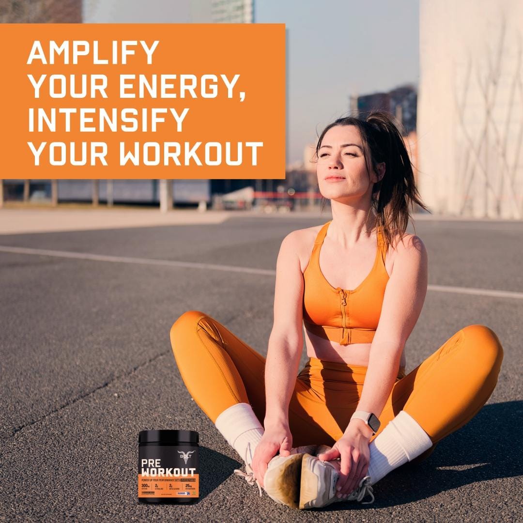 Bolt Nutrition Pre Workout Supplement With Caffeine, Citrulline Malate ...