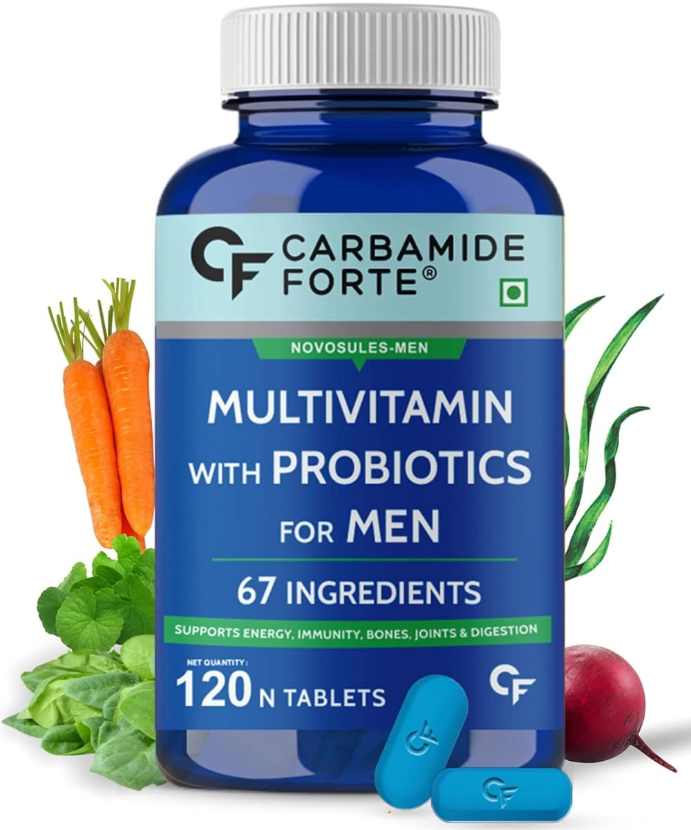 Carbamide Forte Multivitamin 67 Ingredients Minerals| 120 Veg Tablets ...