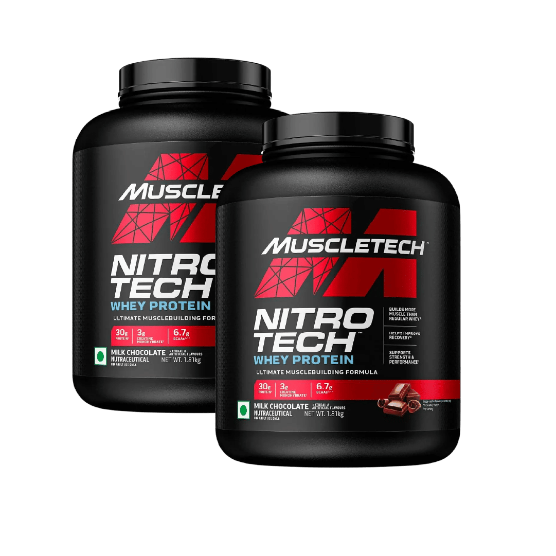 MuscleTech Nitrotech Whey Protein 1.81kg | 40 Serving | 30g Protein ...