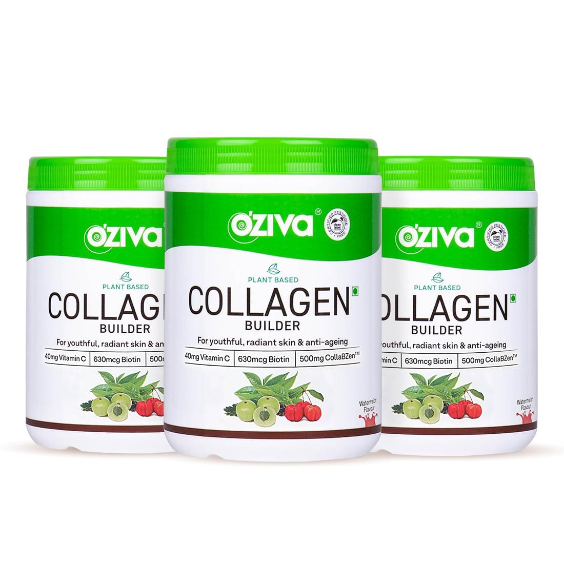 OZiva Collagen Builder for Anti-Ageing & Skin Radiance with Vitamin C ...