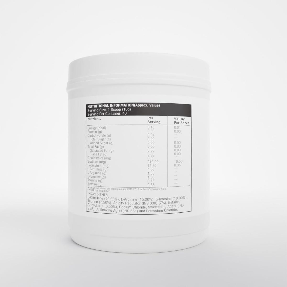 Healthfarm N.O. Pump Stim Free Pre Workout | Non-Stimulant Pre Workout ...