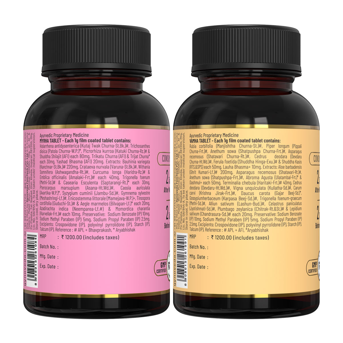 Gynoveda PCOS, PCOD With Delayed Periods Ayurvedic Tablets, Treat Root ...