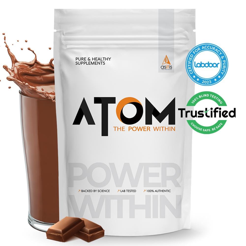 AS-IT-IS Nutrition ATOM Nitro Whey with Creatine I 33g Protein, 3g ...
