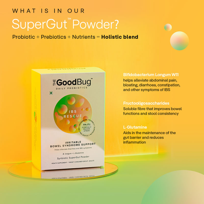 The Good Bug IBS Rescue SuperGut Powder for Constipation Relief ...
