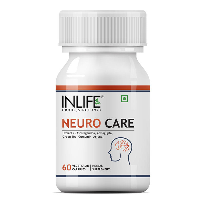 Inlife Neuro Nerve Care Health Supplement - Ashwagandha, Green Tea ...