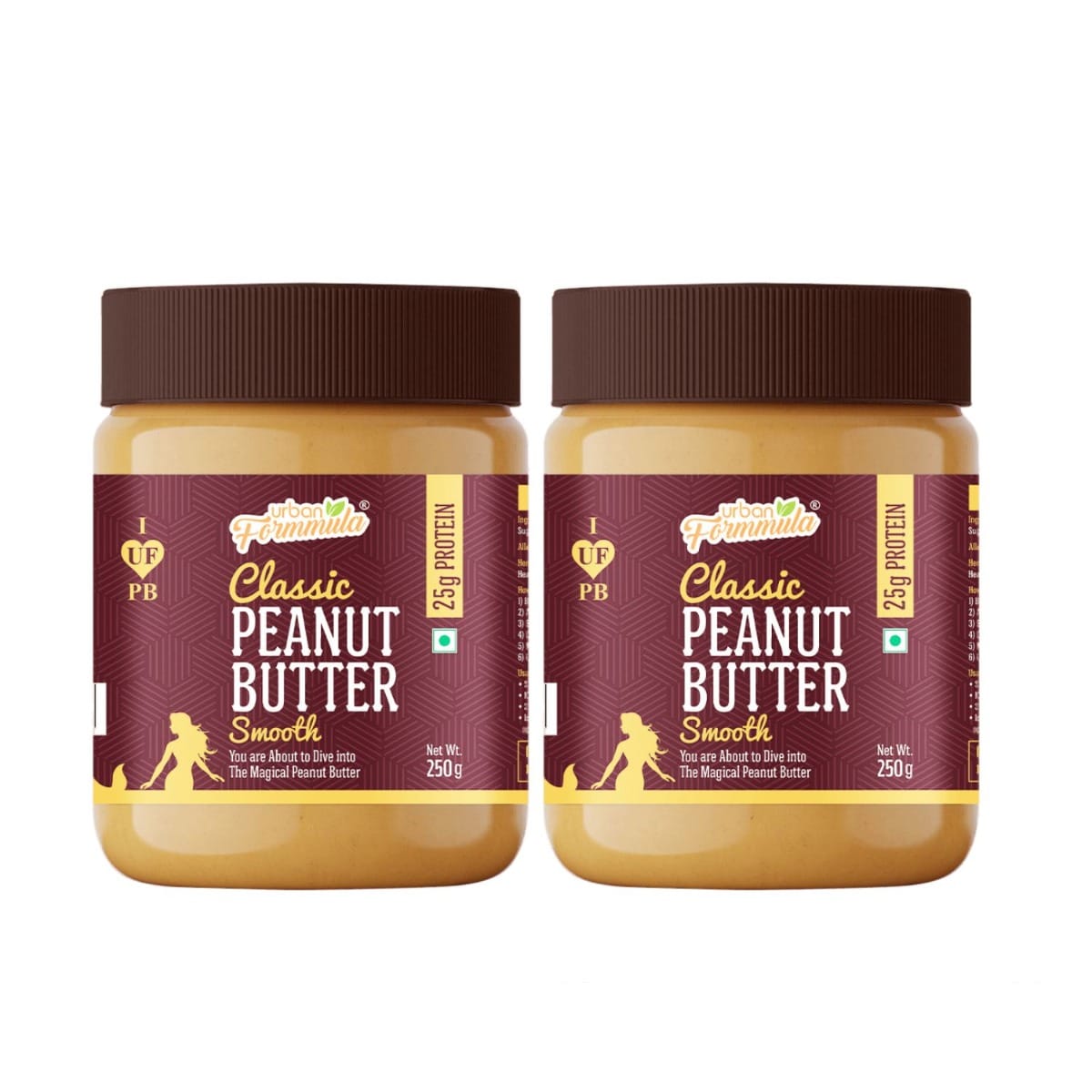 Urban Formmula Classic Peanut Butter 250g, High Protein 25g & Energy ...